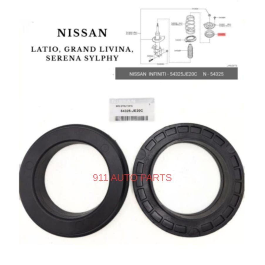 NISSAN LATIO GRAND LIVINA SERENA SYLPHY FRONT ABSORBER MOUNTING BEARING ...