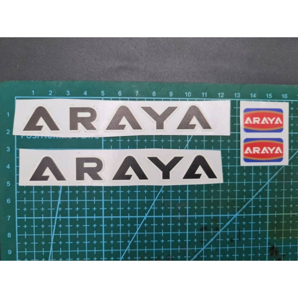 Araya/Ukai rim sticker oldschool bmx | Shopee Philippines