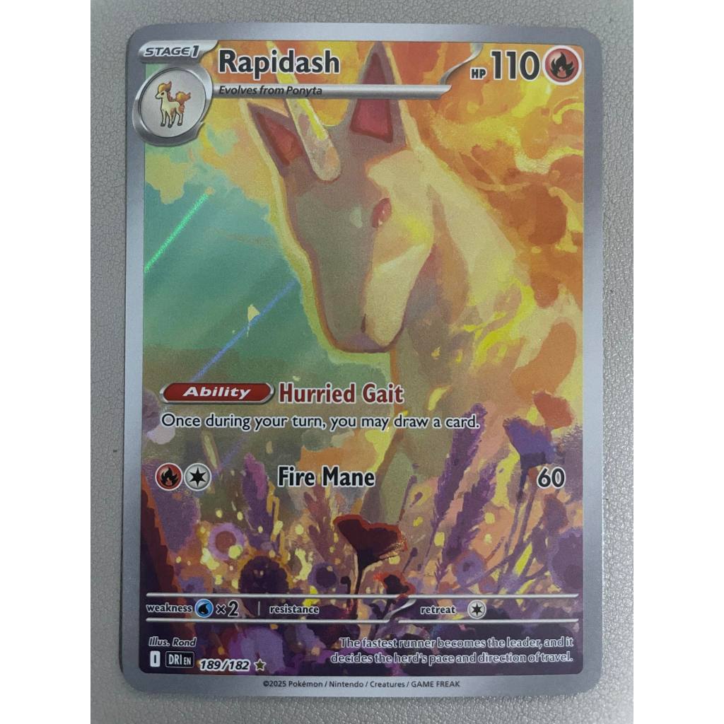 Pokemon PTCG SV10 Destined Rivals - 189/182 Rapidash | Shopee Philippines