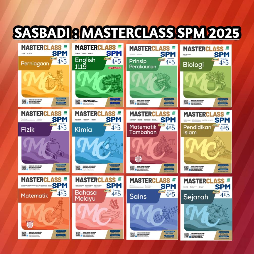 SASBADI RUJUKAN: MASTERCLASS SPM KSSM LEVEL 4 & 5 2025 | Shopee Philippines