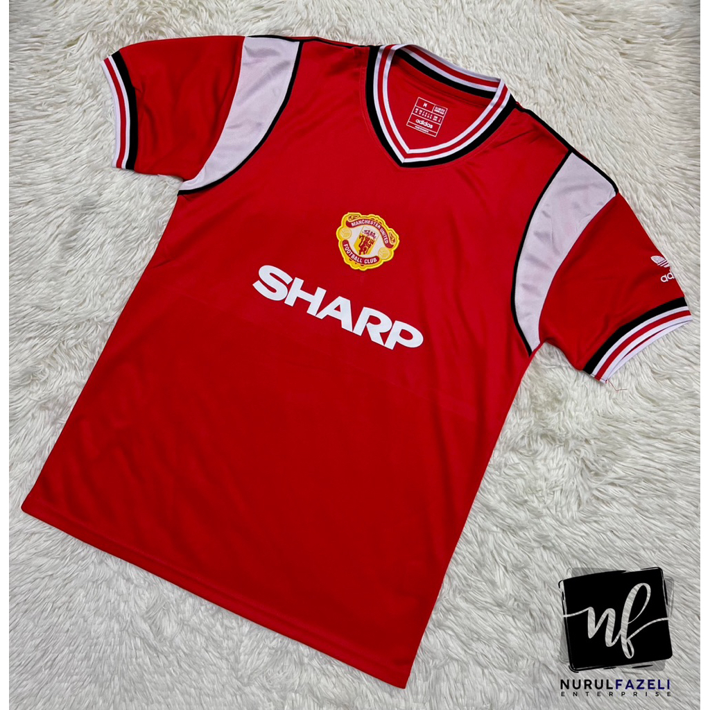 Cobra Manchester Unite 1984 1985 1986 Retro Home Jersey (Limited ...