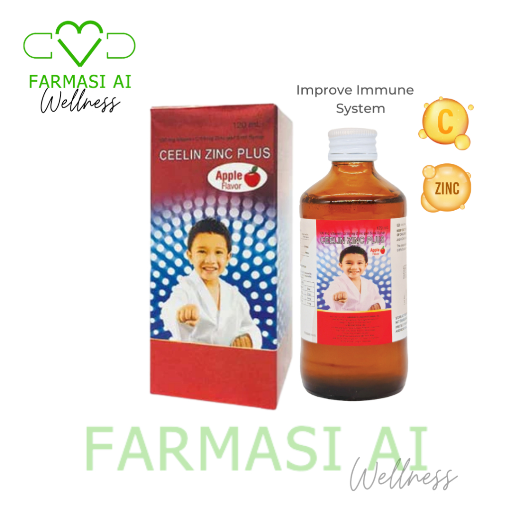 Ceelin Zinc Plus Syrup 120ml (Exp Date: 09/2026) | Shopee Philippines