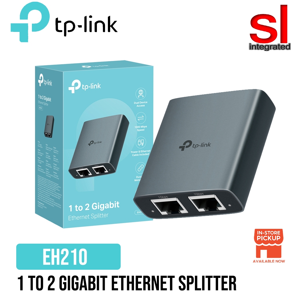 TP-LINK EH210 1 to 2 Gigabit Ethernet Splitter | Shopee Philippines