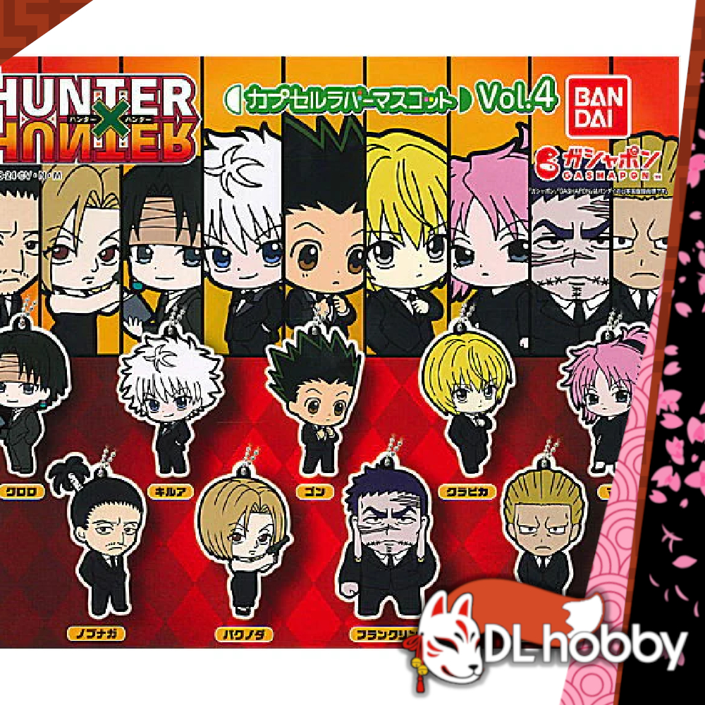 Hunter X Hunter Capsule Mascot Vol. 4 Mini Rubber Charm Official Bandai ...
