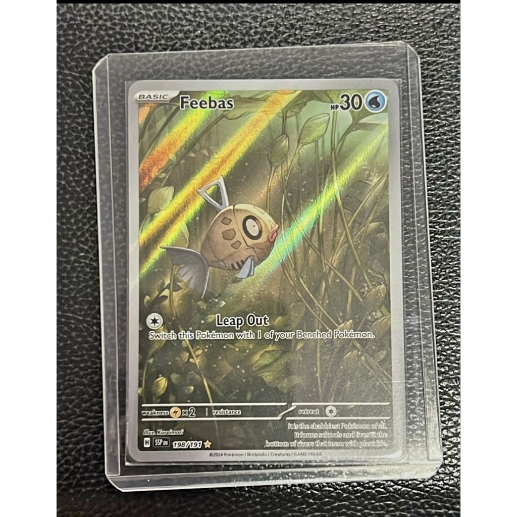 Pokemon TCG- Feebas (IR):198/191 [Surging Sparks) | Shopee Philippines