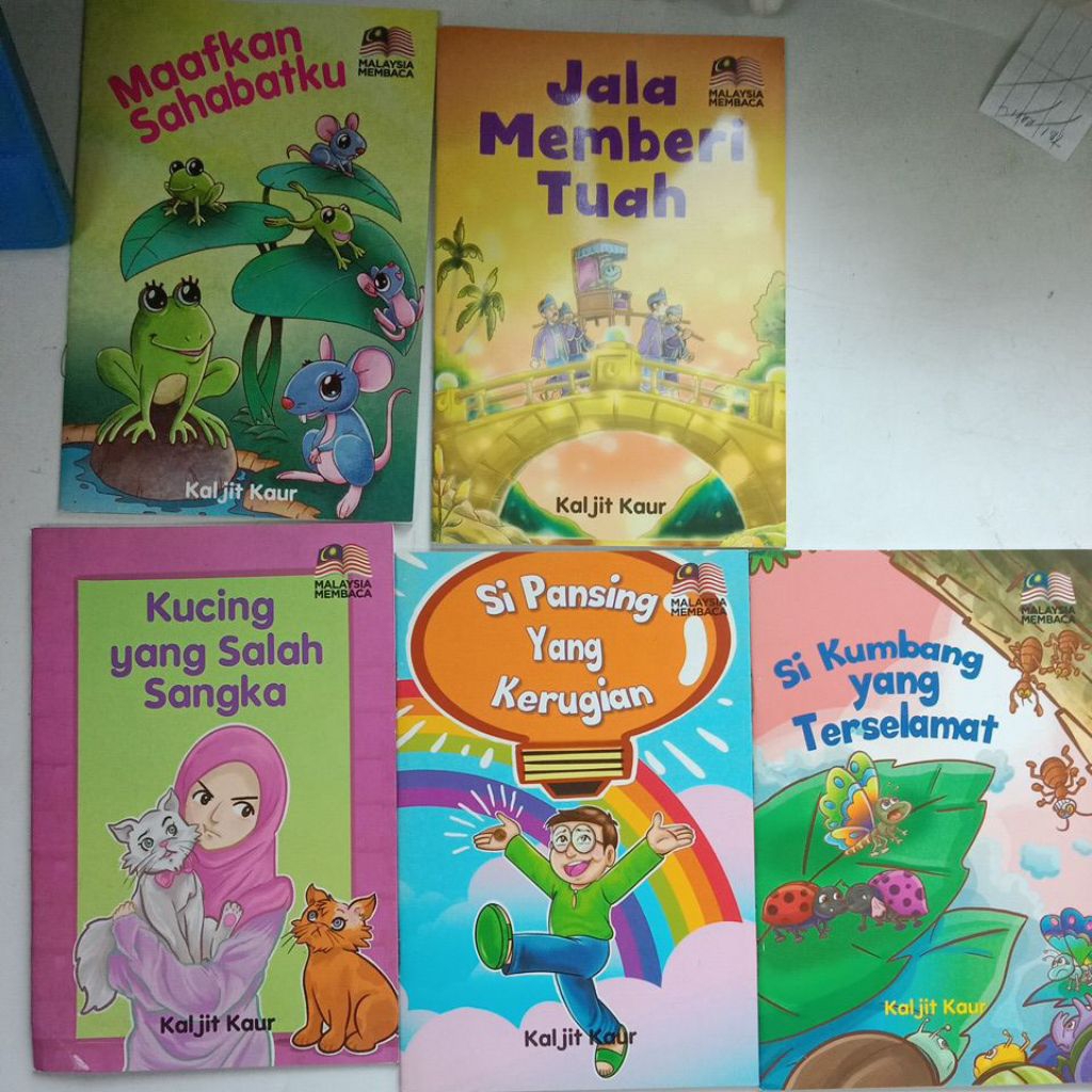 C13 reading/children's story book~children/one set of 5 books/b by ...