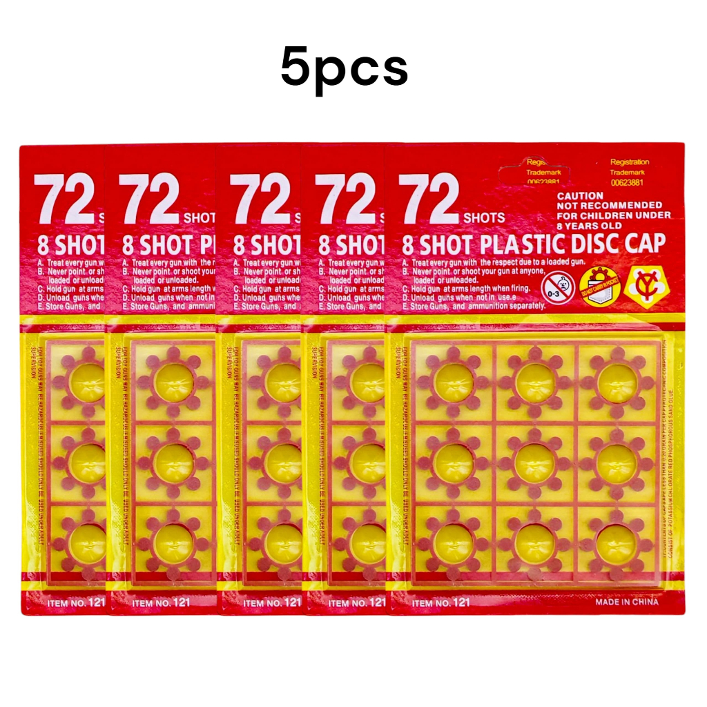 Mainan 8 Shot Plastic Disc Cap Toy Children Kid | Shopee Philippines