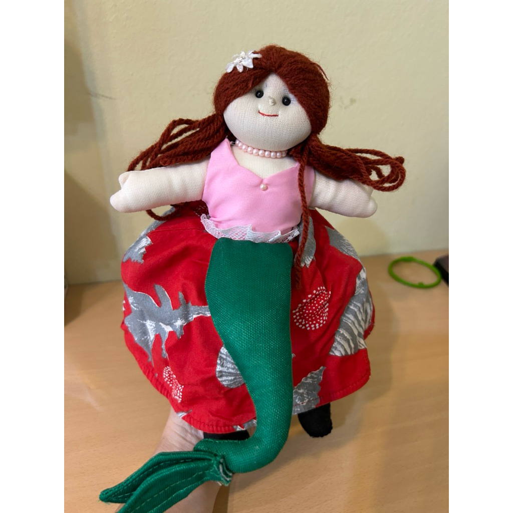 Vintage Topsy Turvy Changeable Plush toy Mermaid Prince Witch | Shopee ...
