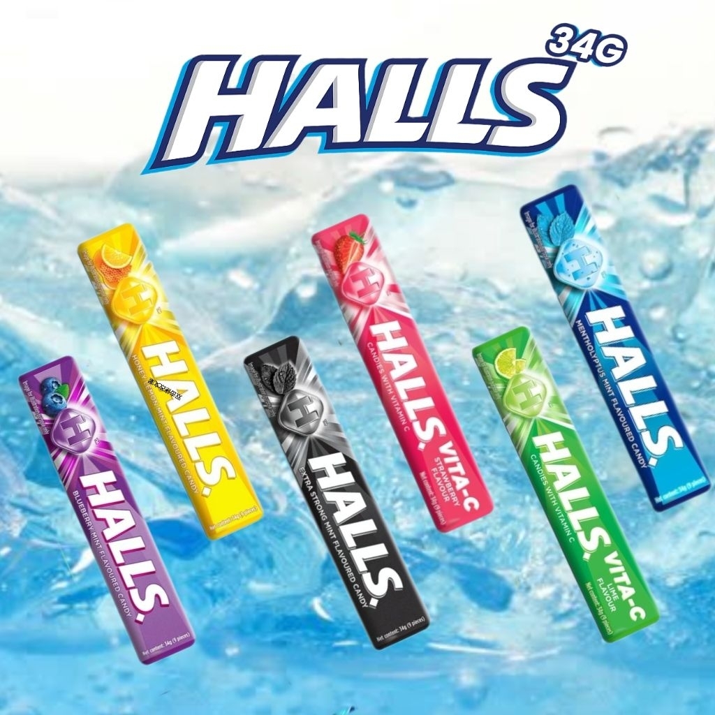 HALLS CANDY 9S X 34G | Shopee Philippines