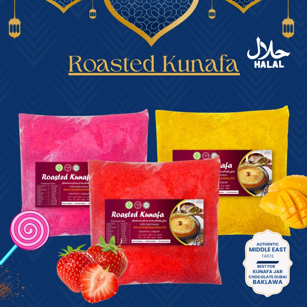Premium Roasted Kunafa Dough – for Arabic & Middle Eastern Desserts ...