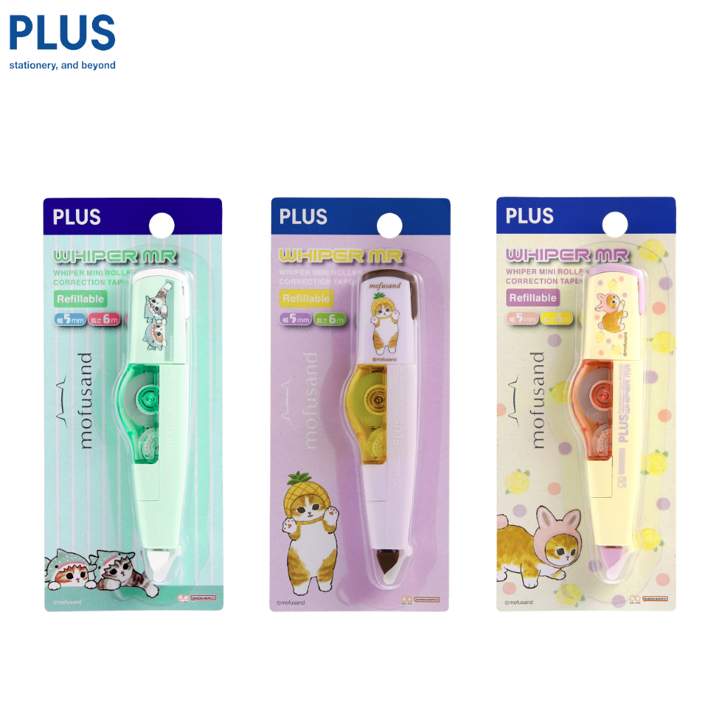 PLUS Whiper MR Mofusand Correction Tape (5mm x 6m) LIMITED SERIES 2024 ...