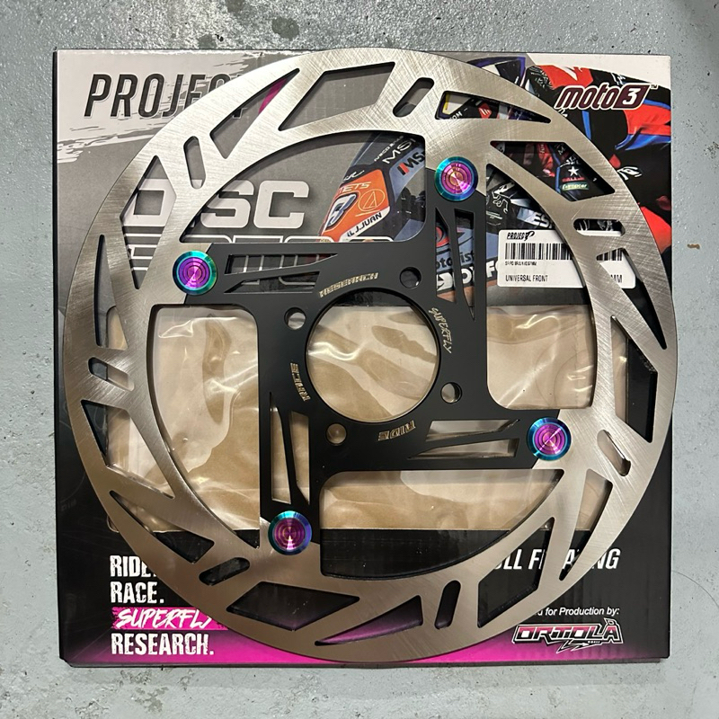 SUPERFLY PROJECT D DISC PLATE 4 LUBANG MOTOR Y15 Y16 NVX LC135 SUZUKI ...
