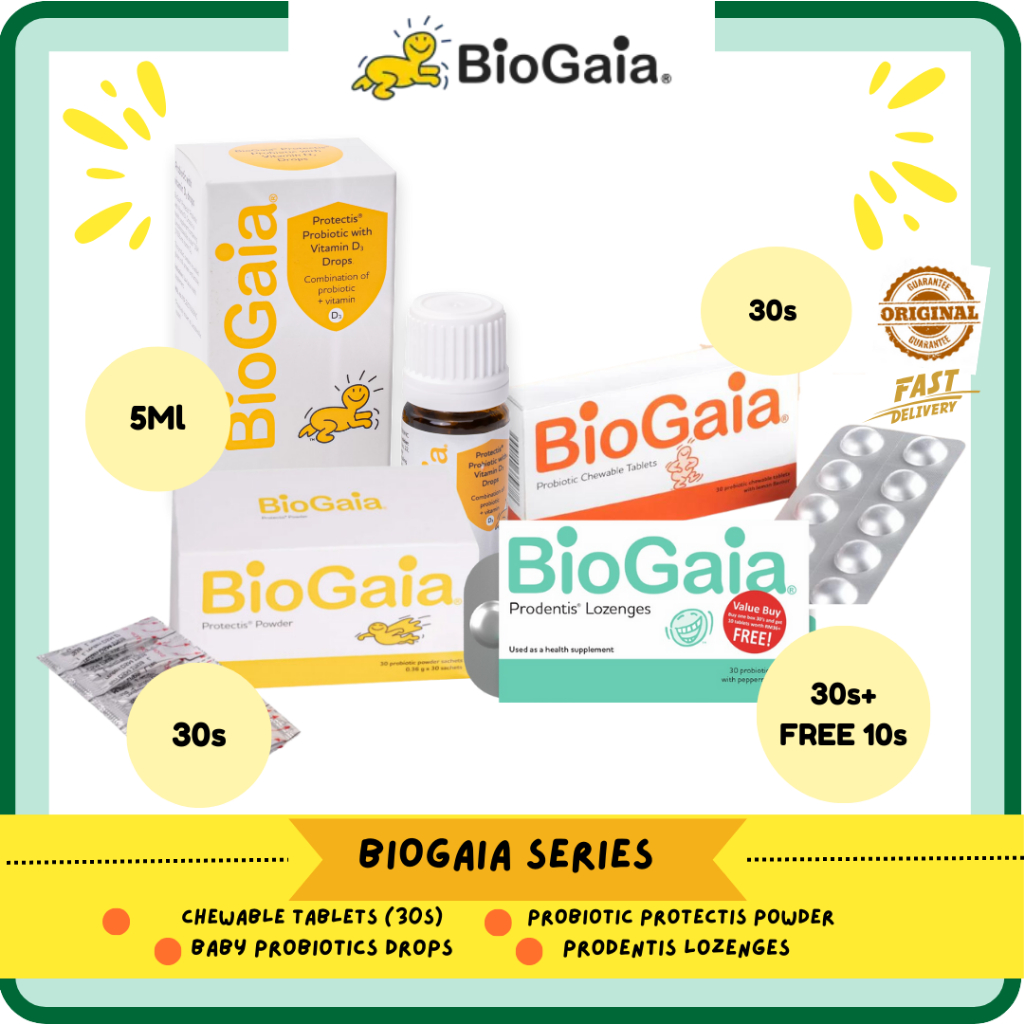 BioGaia Series Chewable Tablets 30s Protectis Powder 30s Baby ...