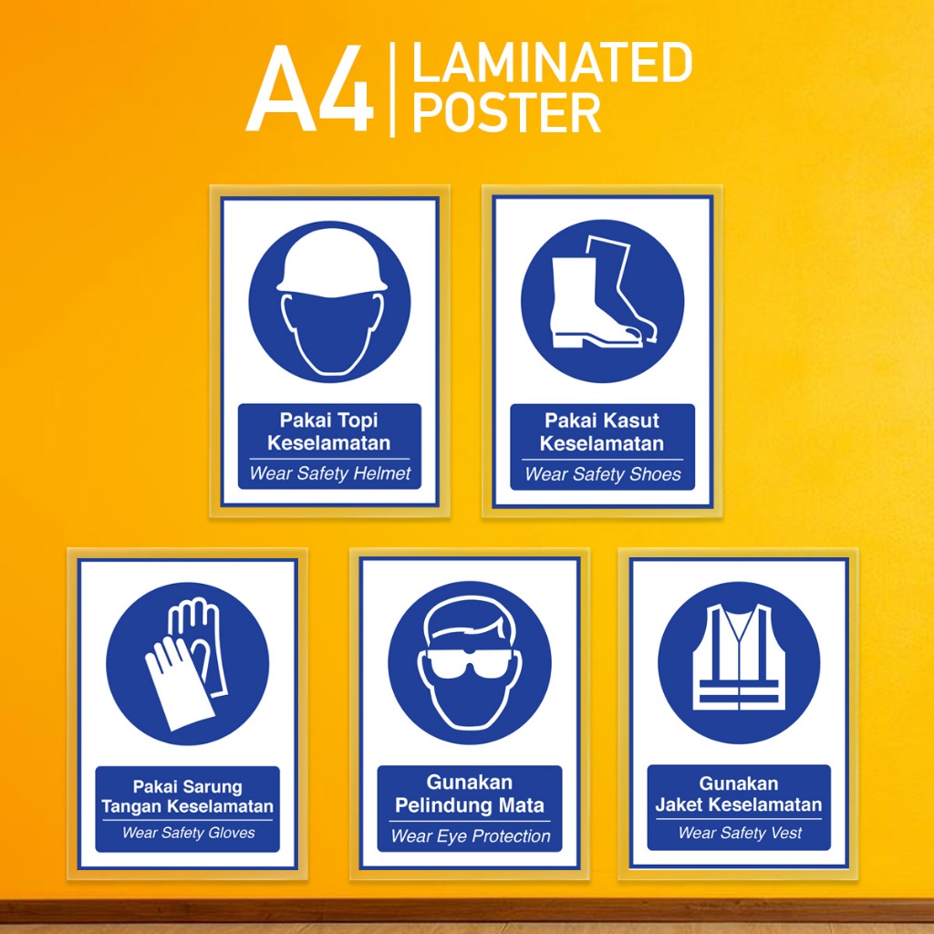 [Laminated Poster] A4 Size Signage SAFETY SIGN TOOLS/POSTER Use Of ...