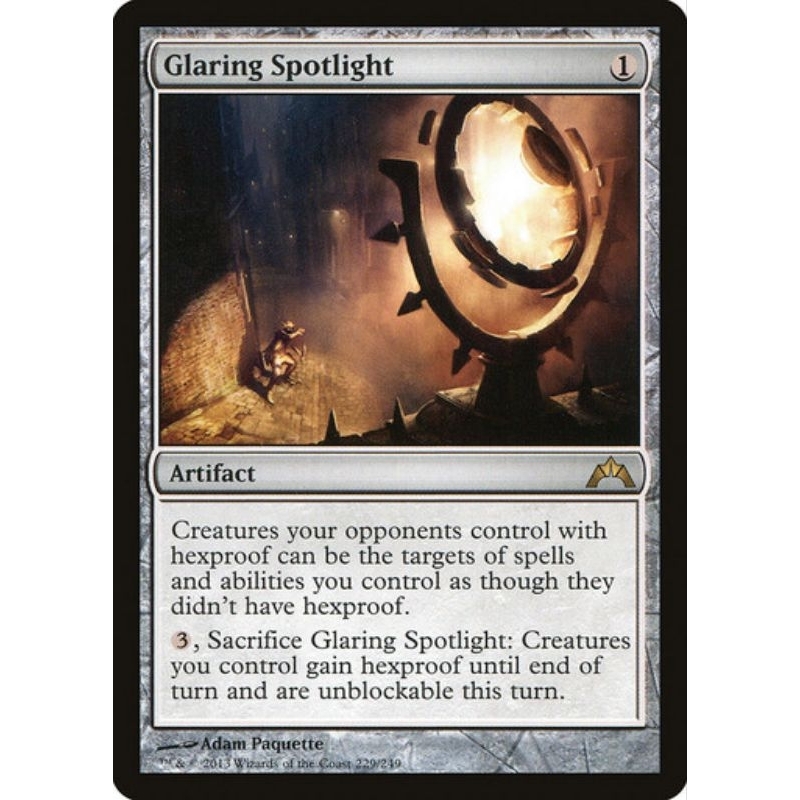 MTG Artifact Card - Glaring Spotlight (Gatecrash) | Shopee Philippines