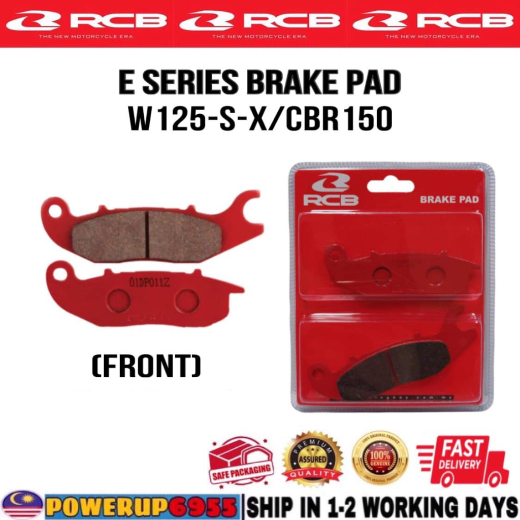 WAVE125 W125 W125S W125X RCB E SERIES FRONT DEPAN DISC BREK BRAKE PAD ...