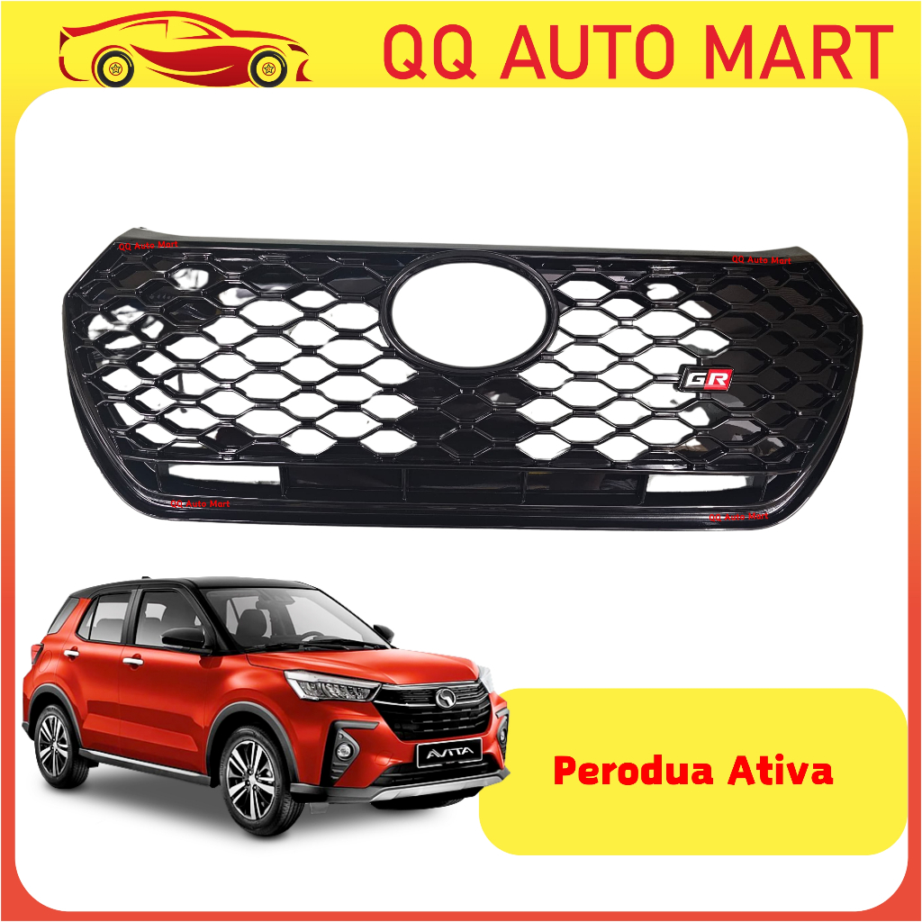 Perodua Ativa GR Sport Front Grill Sarung Depan | Shopee Philippines