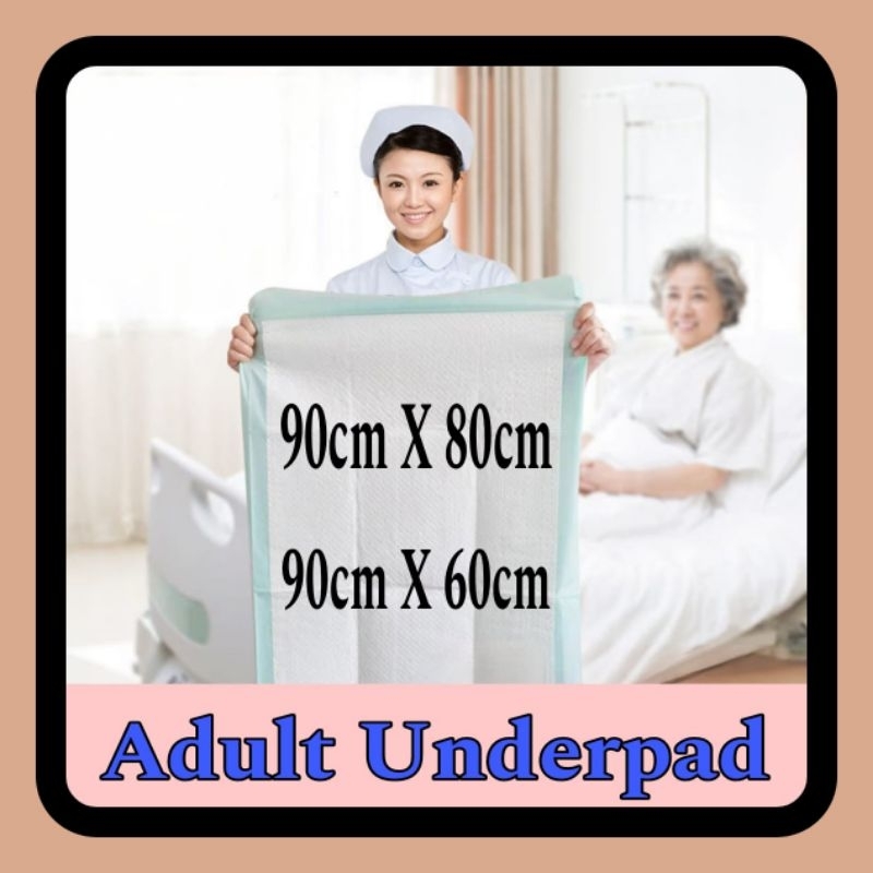 90cm x 60cm 90cm x 80cm Economical Disposable Underpad | Shopee Philippines