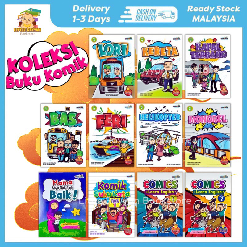 BUKU KOMIK RM1 DOORGIFT/BIRTHDAY GOODIES REWARD/BUKU FOR KIDS/GOODIES ...