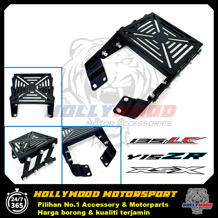 Y15 / LC135 NEW / LC V8 / RS-X 150 / SYM VF3i BOX RACK LIPAT FOLDABLE ...