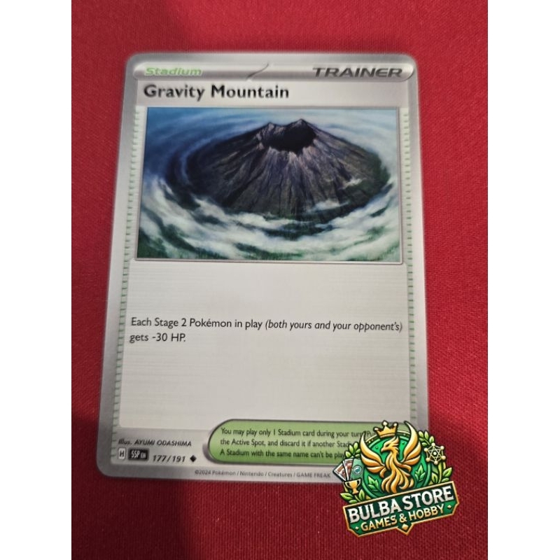 Gravity Mountain 177/191 Surging Sparks SV08 Pokémon TCG Card Game ...