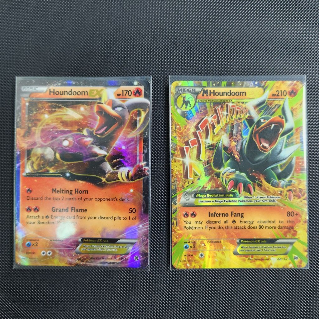 Pokemon TCG XY Breakthrough- M Houndoom EX & Houndoom EX SET | Shopee Philippines