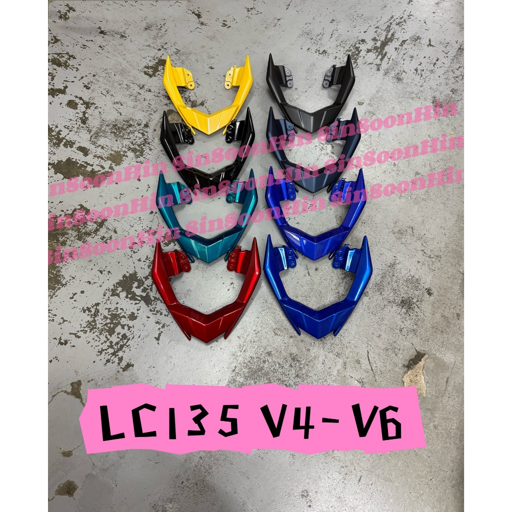 Yamaha LC135 V4 V5 V6 V7 Spoiler With LED Light / Handle Seat With LED Light / L-BAR 135lc v4 v5 ...