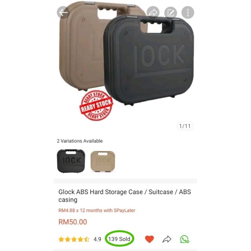 Gl0ck ABS Hard Storage Case / Suitcase / ABS casing / Multipurpose ...