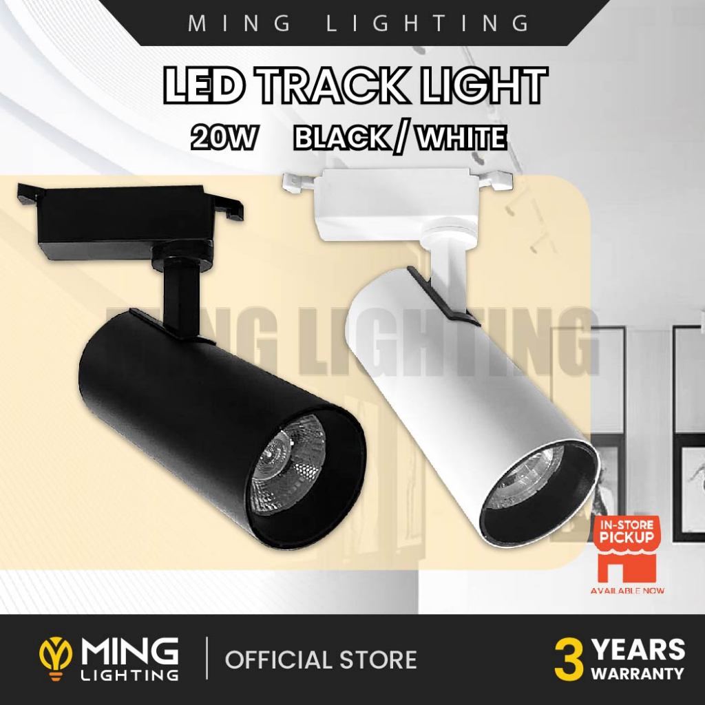 LED Track Light 20W COB Spotlight Ceiling Lighting Tracklight Rail ...