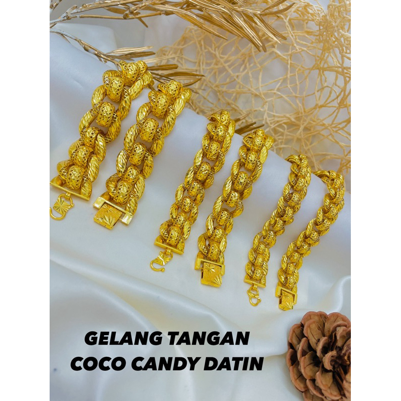 BANGKOK GOLD COCO CANDY DATIN BRACELET | Shopee Philippines