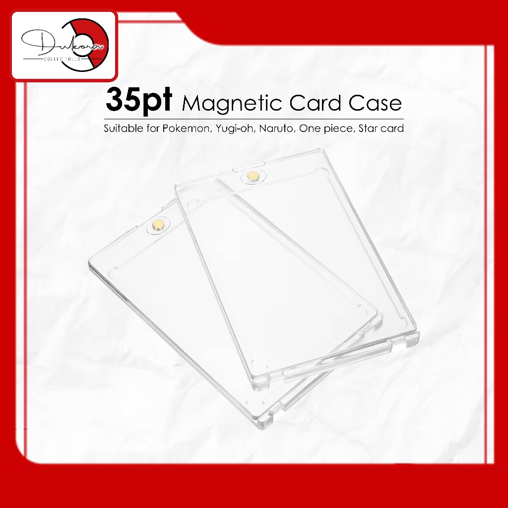 35 PT UV Magnetic Card Holder - Card Case For PTCG Yugi-Oh Star Cards Naruto One Piece | Shopee ...