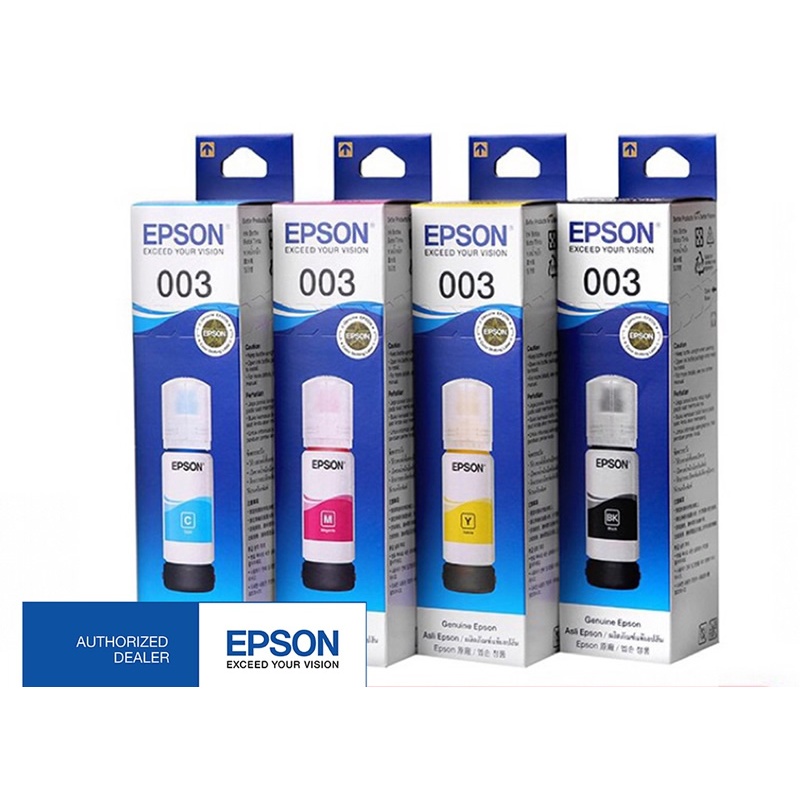 Epson 003 T003 65ML FOR PRINTER L1110 / L3100 / L3101 /L3110 / L3150 ...