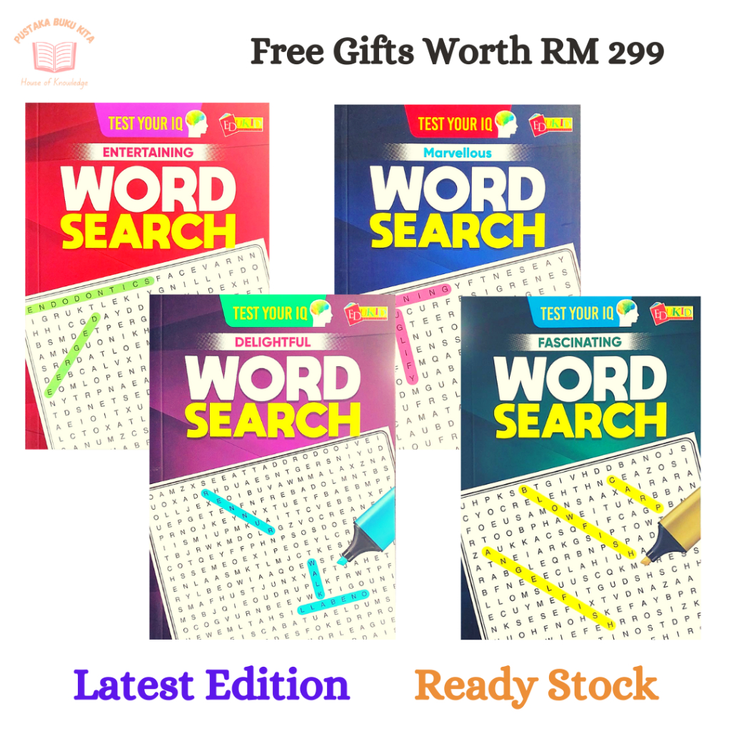 Word Search - Test Your IQ - Word Search for Children - Word Search for ...