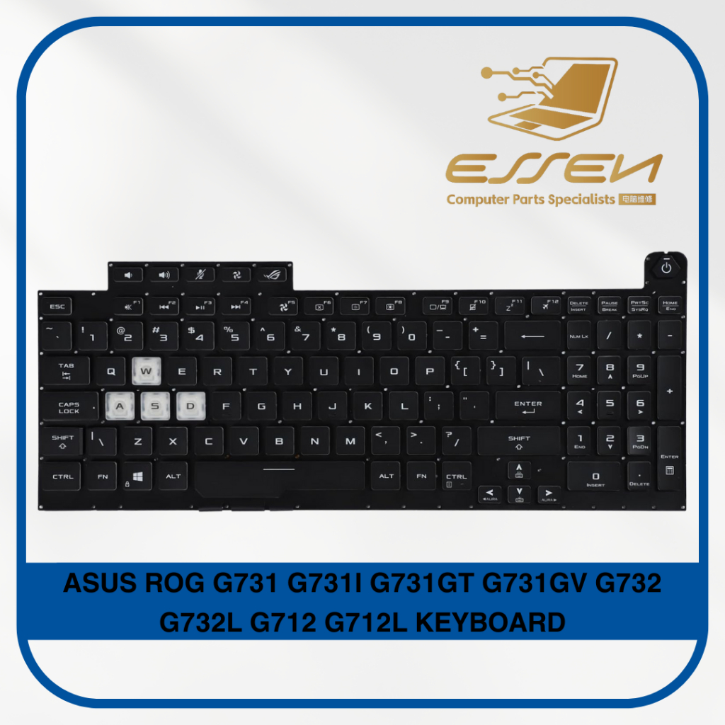 Replacement Keyboard For ASUS ROG G731 G731I G731GT G731GV G732 G732L ...