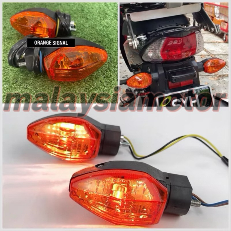 VISS HONDA RS150 DASH 110 DASH 125 FI WAVE CX 110 ALPHA BEAT THAI LOOK STYLE REAR SIGNAL SET ...