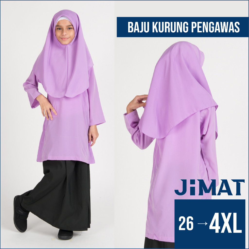 UNGU Light Purple Supervisory Bracket Shirt Koshibo School Slippery ...