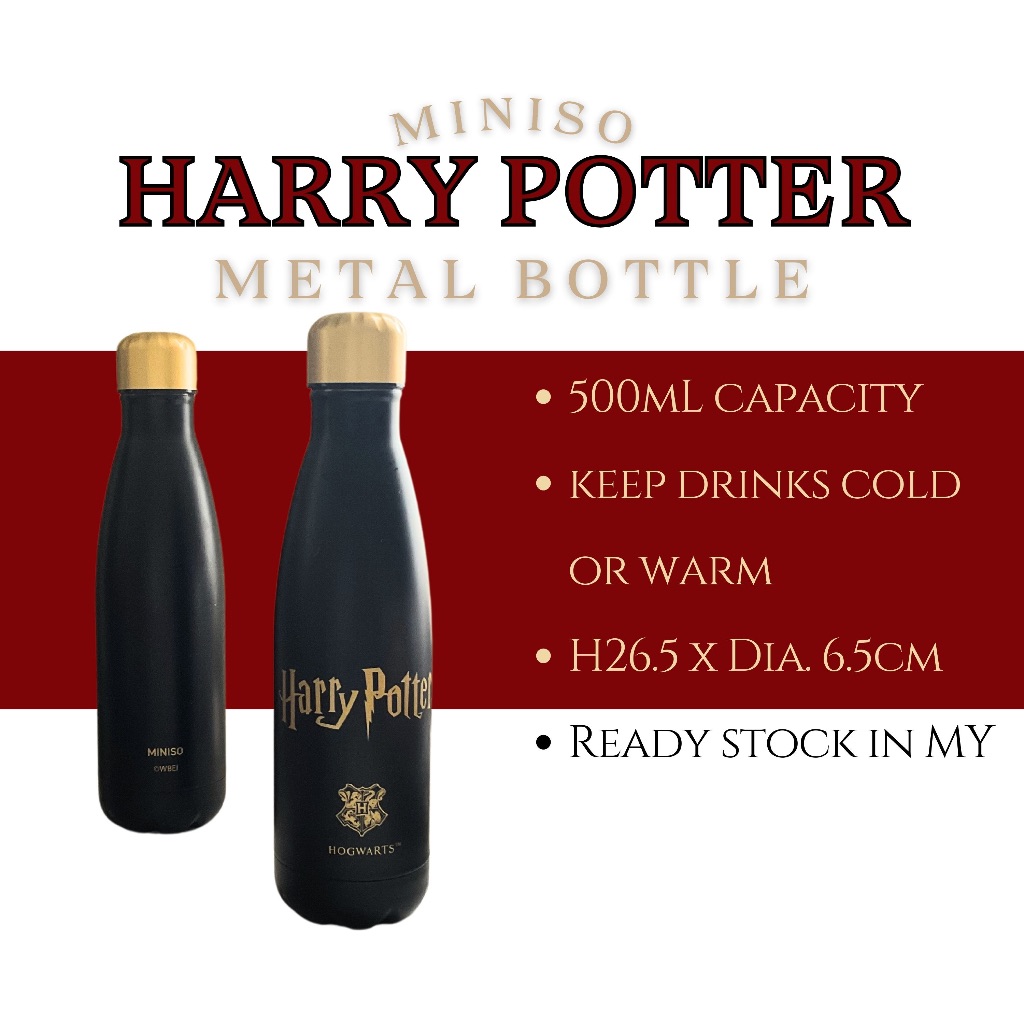 MINISO x Harry Potter Metal Bottle 500ml | Shopee Philippines