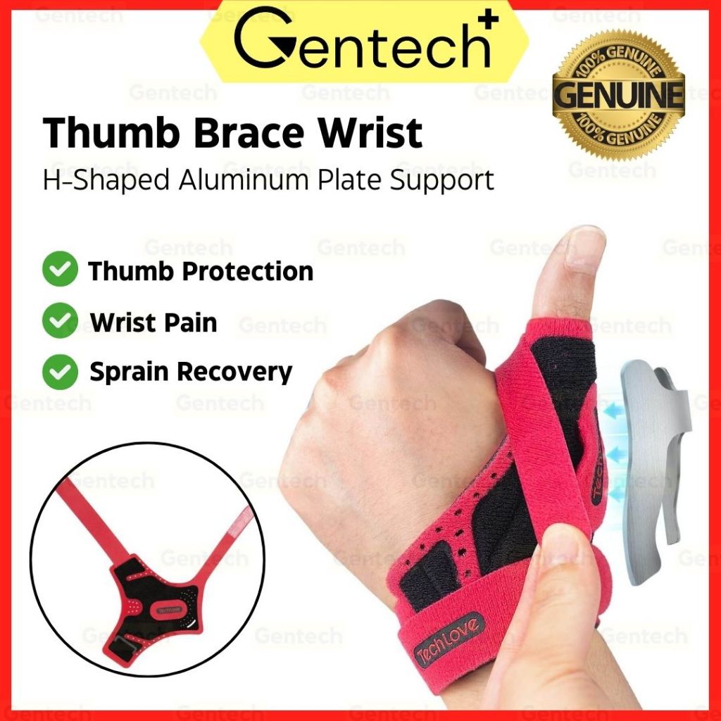 Tech Love Thumb Brace Wrist Brace Support Protective Thumb Brace Right ...