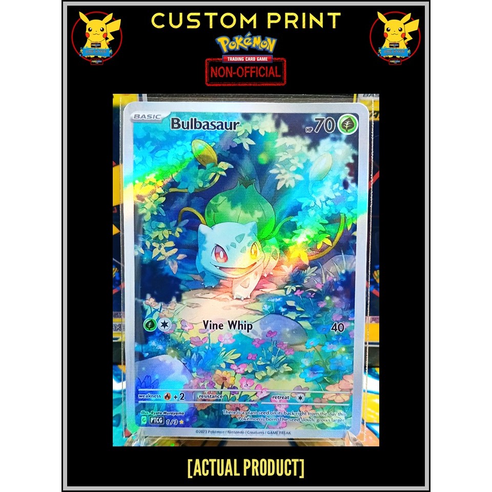 Bulbasaur Illustration From Pokemon Pocket TCG | Shopee Philippines