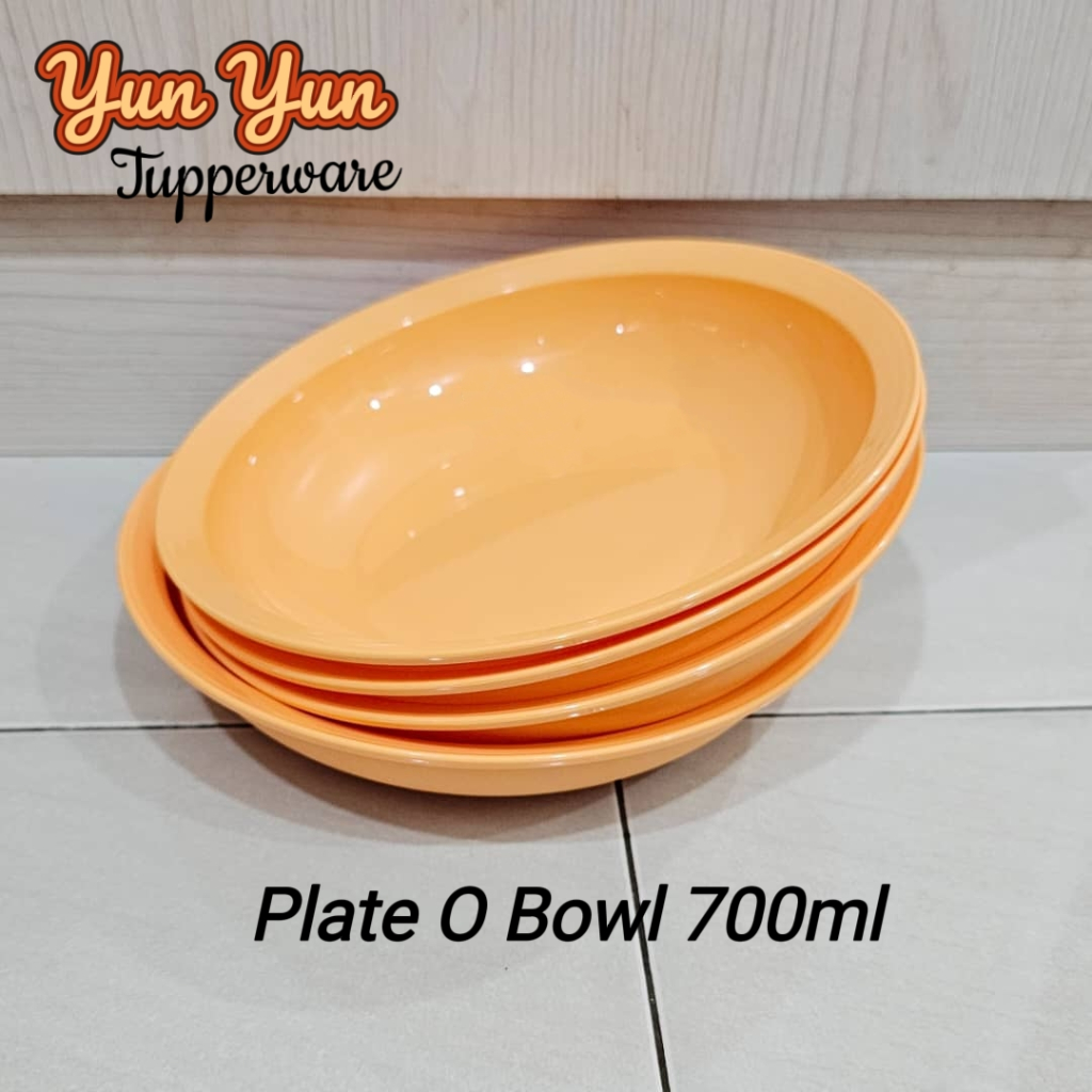 Tupperware Plate O Bowl 700ml (4 PCS) | Shopee Philippines