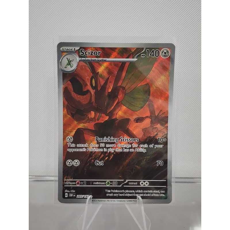 2023 Scizor Card (Full Art Holo) | Shopee Philippines