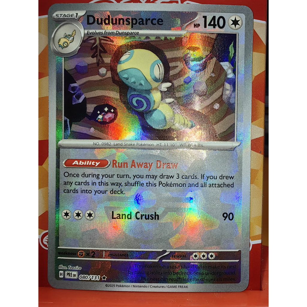 Dudunsparce 080/131 (Poke Ball Pattern) - SV: Prismatic Evolutions (PRE ...