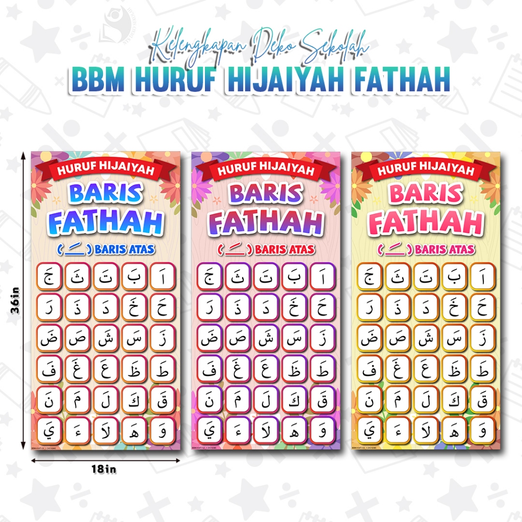 Fuel DESIGN FOR TOP HIJAIYAH LETTERS (FATHAH) / TOP ROW / MATERIALS ...