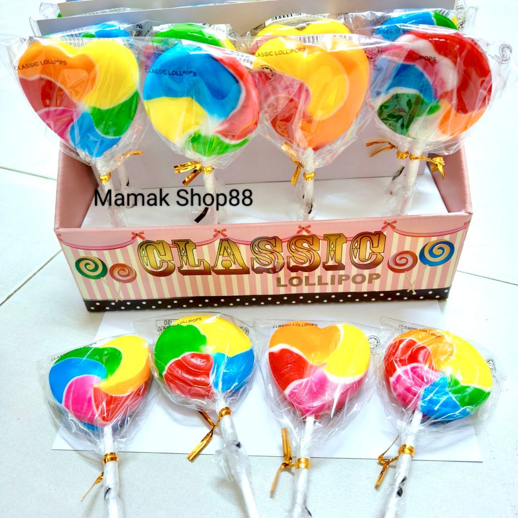 Classic Rainbow Big Lollipop (HALAL) | Shopee Philippines