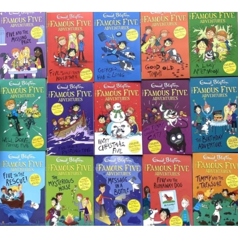 Enid Blyton Famous Five 5 Story Books | Shopee Philippines