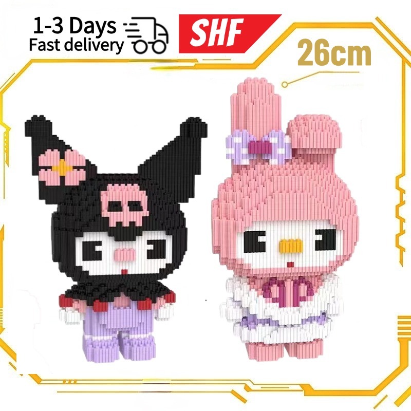 26cm kuromi Building Blocks Sanrio Melody LEGO bricks Assembling ...
