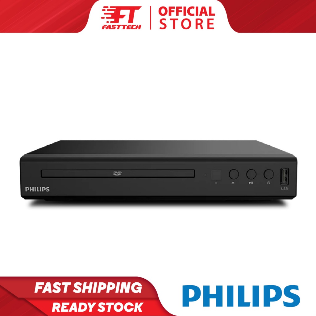 [New Model] PHILIPS TAEP200 DVD Player with USB 2.0 Direct, 12-Bit ...
