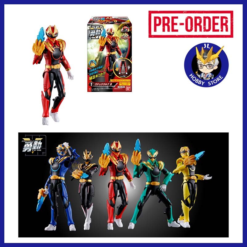 [P-AUG 2025] BANDAI YU-DO Gozyu Wolf Leon Tyranno Eagle Unicorn No.1 ...