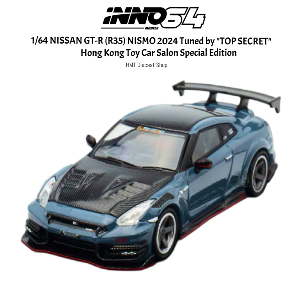 INNO64 1/64 NISSAN GT-R (R35) NISMO 2024 Tuned by "TOP SECRET" Toy Car ...