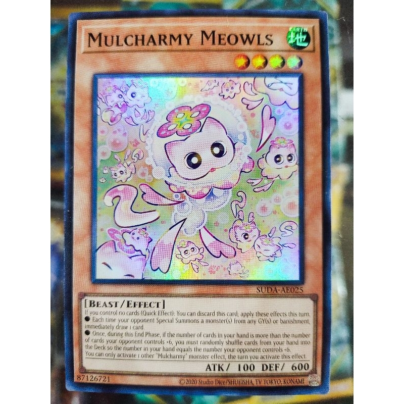 Yugioh SUDA-JP025 SUDA-AE024 Mulcharmy Nyalus SR | Shopee Philippines